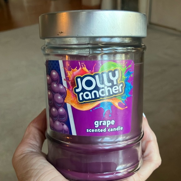 Hand Crafted | Accents | Jolly Rancher Grape Scented Candle Rare Hard ...